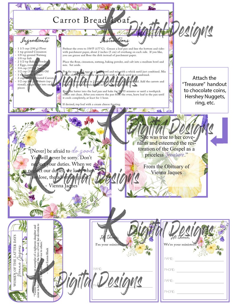 April 2025 Ministering Kit: Women of the Latter Days - Vienna Jaques - Etsy