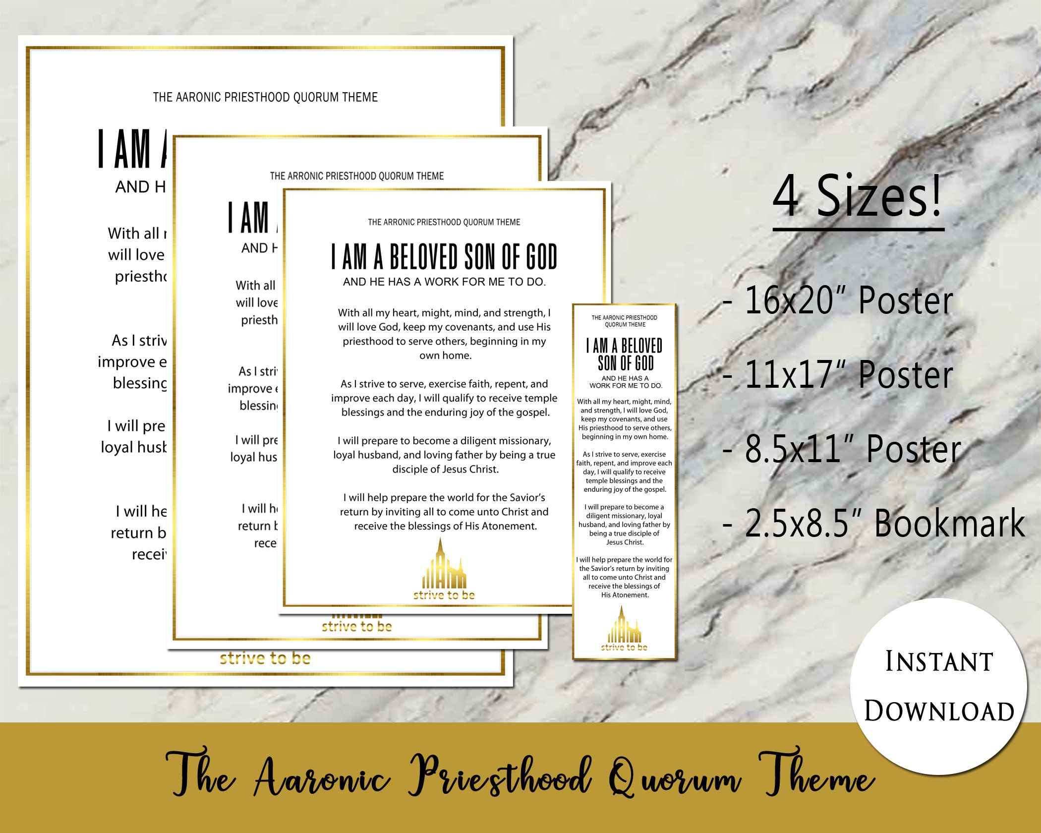 Aaronic Priesthood Clip Art