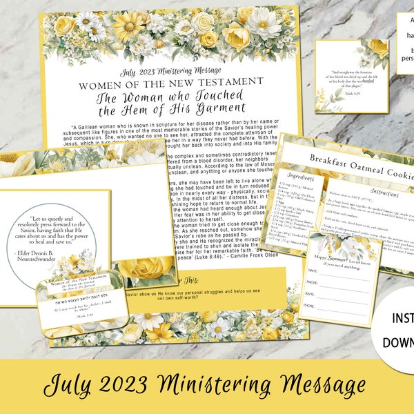 Ministering Assignment Cards - Etsy