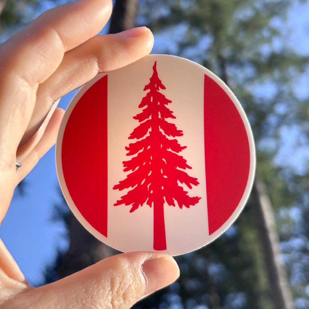 Canada Flag Sticker, Canada Tree Sticker, Elbows Up - Etsy