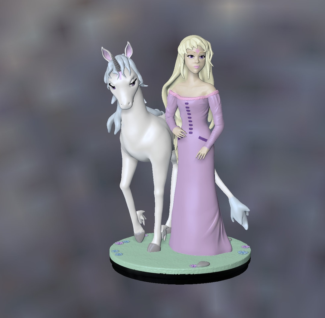 Lady Amalthea the Last Unicorn STL - Etsy