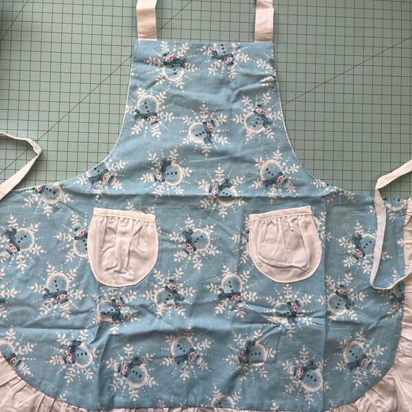 Snowman Apron - Etsy