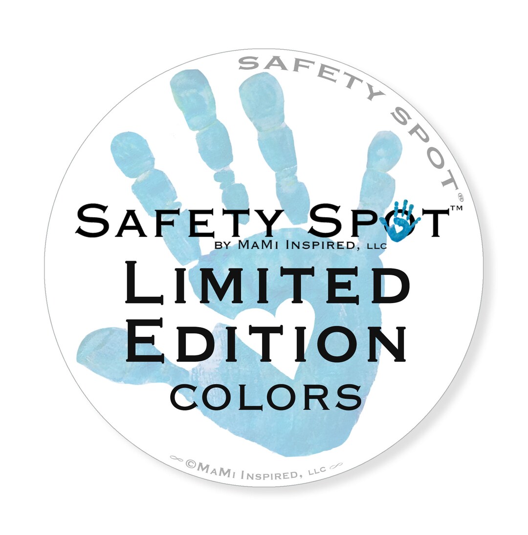 LIMITED EDITION Safety Spot ® Kids Hand Car Magnet, Child Handprint Car ...