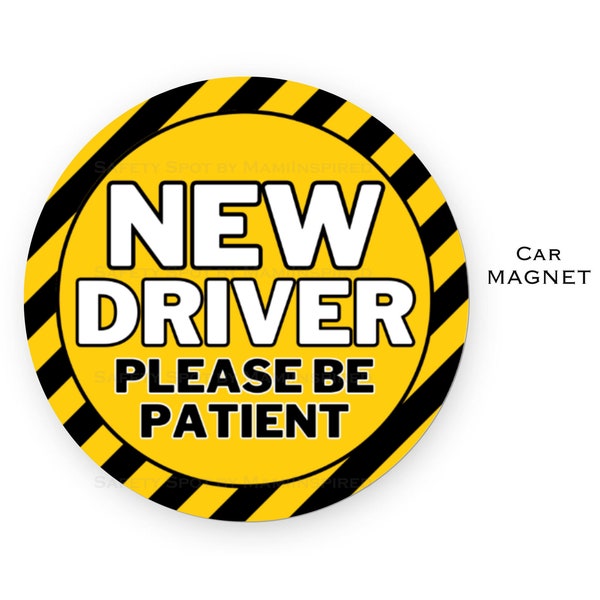 New Driver Sticker - Etsy