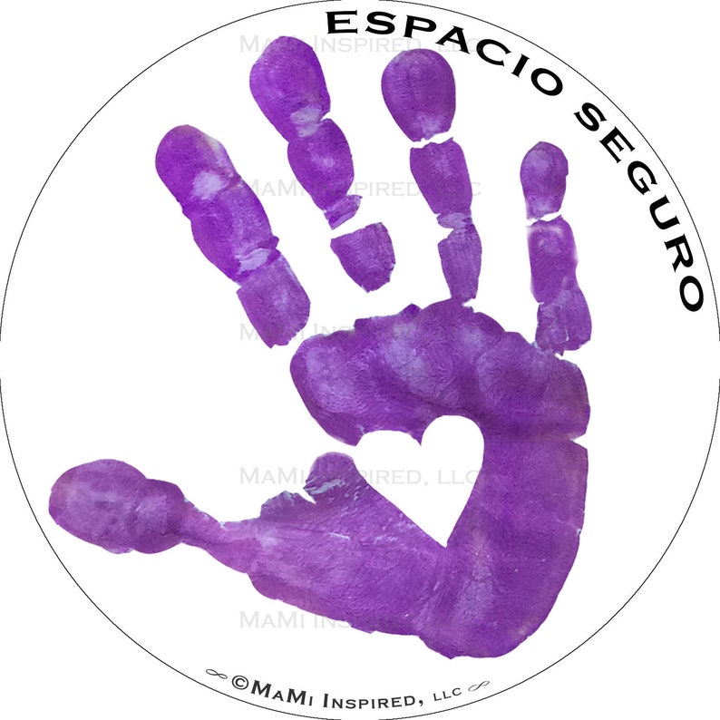 Espacio Seguro SPANISH Safety Spot ™ Kids Hand Car Magnet - Etsy