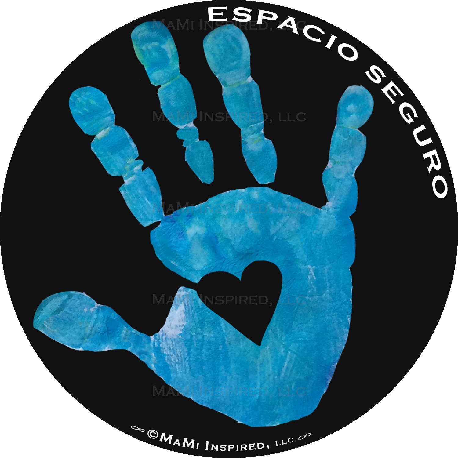 Espacio Seguro SPANISH Safety Spot ™ Kids Hand Car Magnet | Etsy