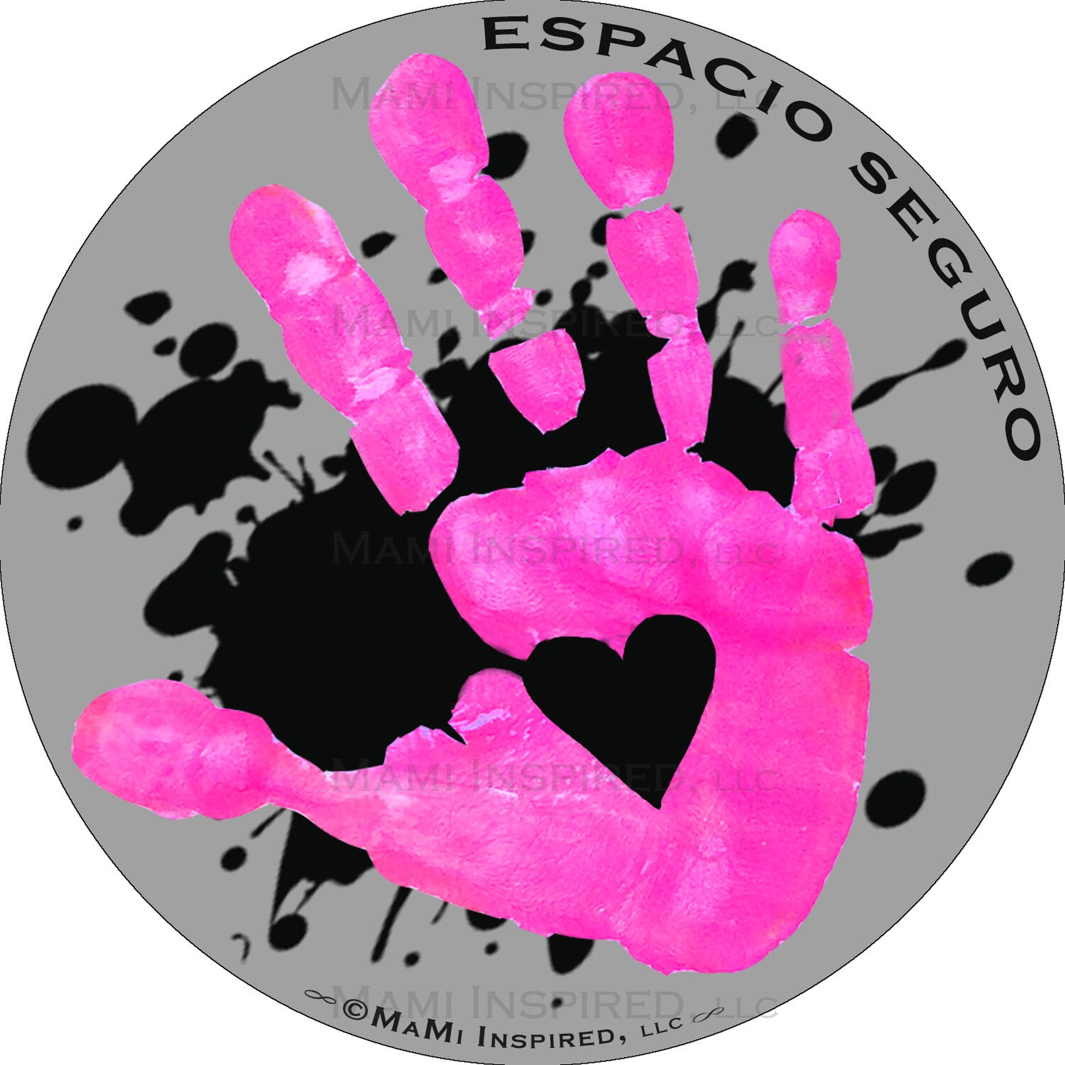 Espacio Seguro SPANISH Safety Spot ™ Kids Hand Car Magnet | Etsy