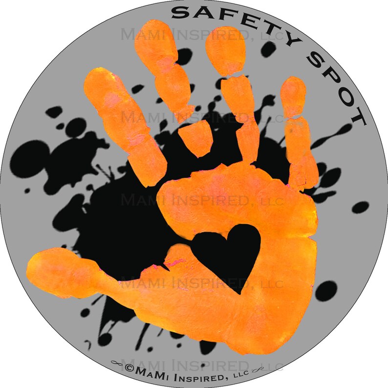 Safety Spot ™ SPLAT Kids Hand Car Magnet Toddler Child | Etsy
