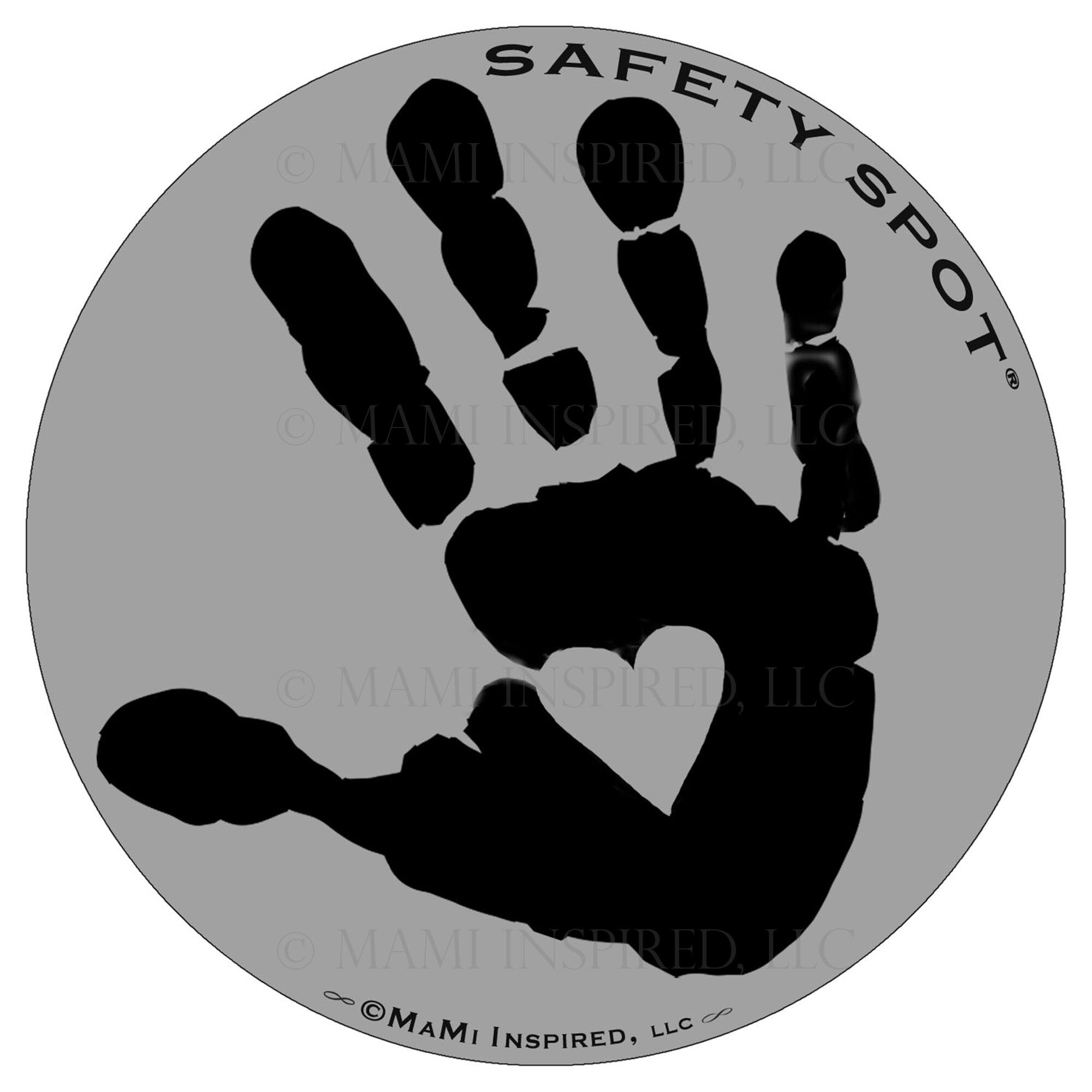 Safety Spot ™ Kids Hand Car Magnet, Toddler Child Handprint Kids Car ...