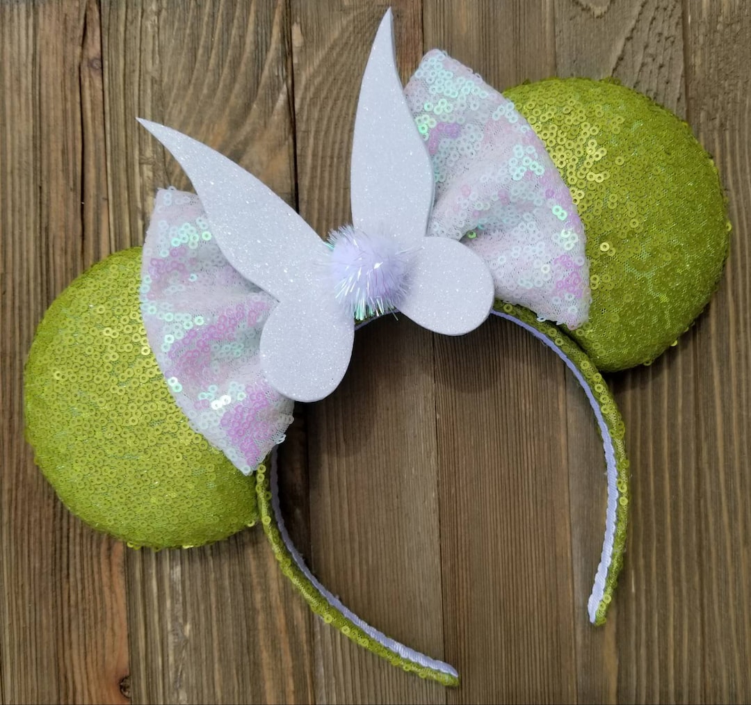 Mickey Ears, Tinkerbell Minnie Ears, Tinkerbell Ears, Tinkerbell Mickey ...