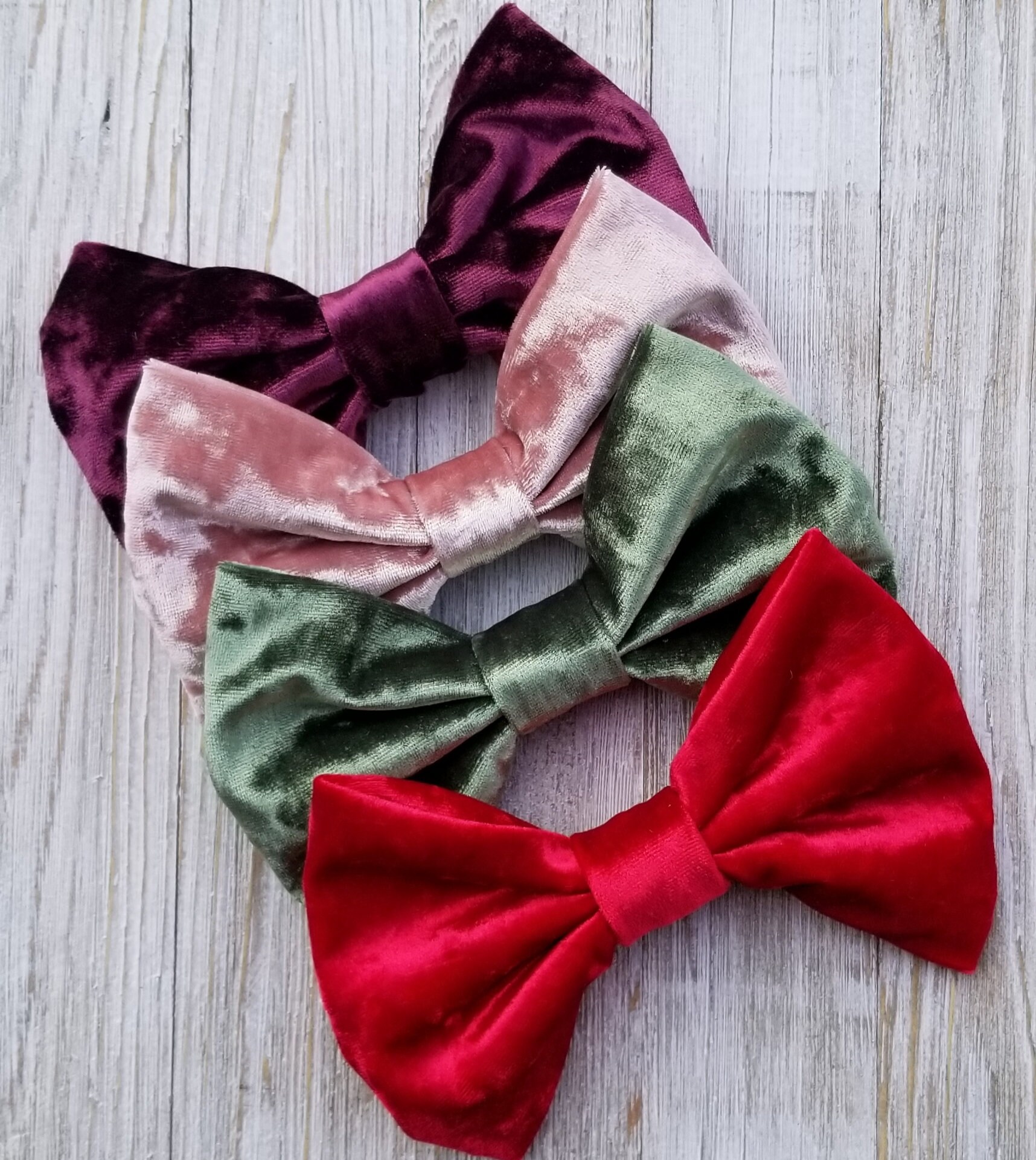Red Velvet Minnie Ears Velvet Disney Ears Velvet Mickey | Etsy