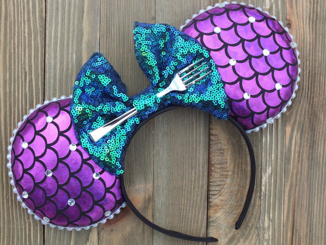 Little Mermaid Ears Minnie Mouse Ears Ariel Mickey Ears - Etsy