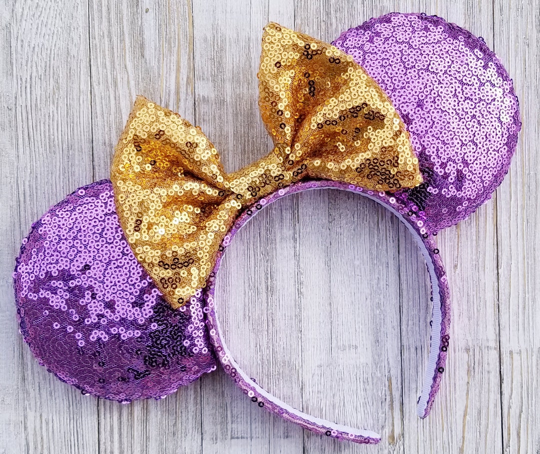 Disney Ears, Rapunzel Minnie Ears, Purple Minnie Ears, Mickey Ears ...