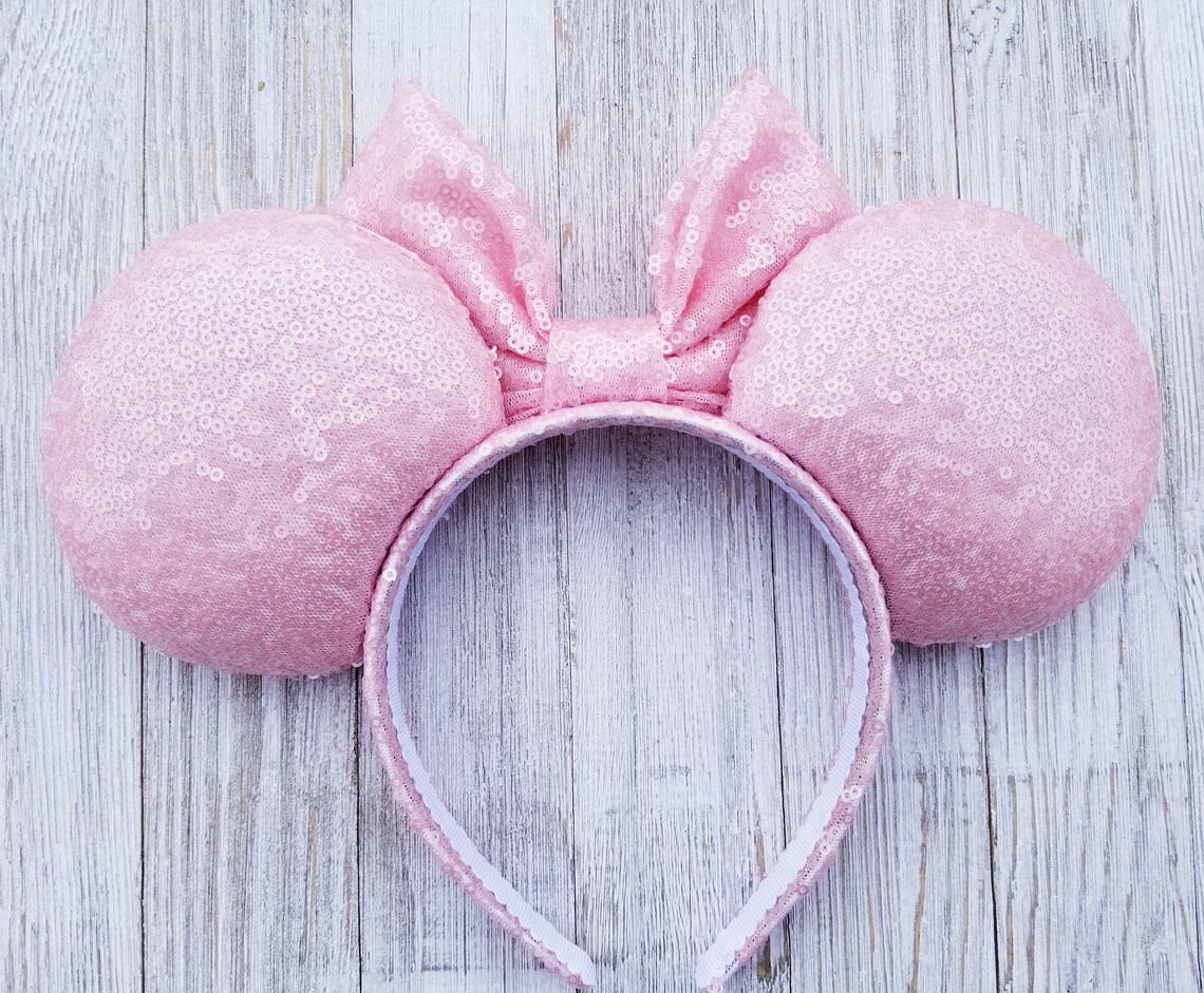 Pink Minnie Mouse Ears Pink Disney Ears Pink Mickey Mouse | Etsy