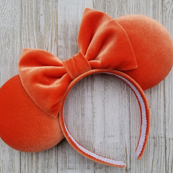 Orange Mickey Mouse Ears - Etsy