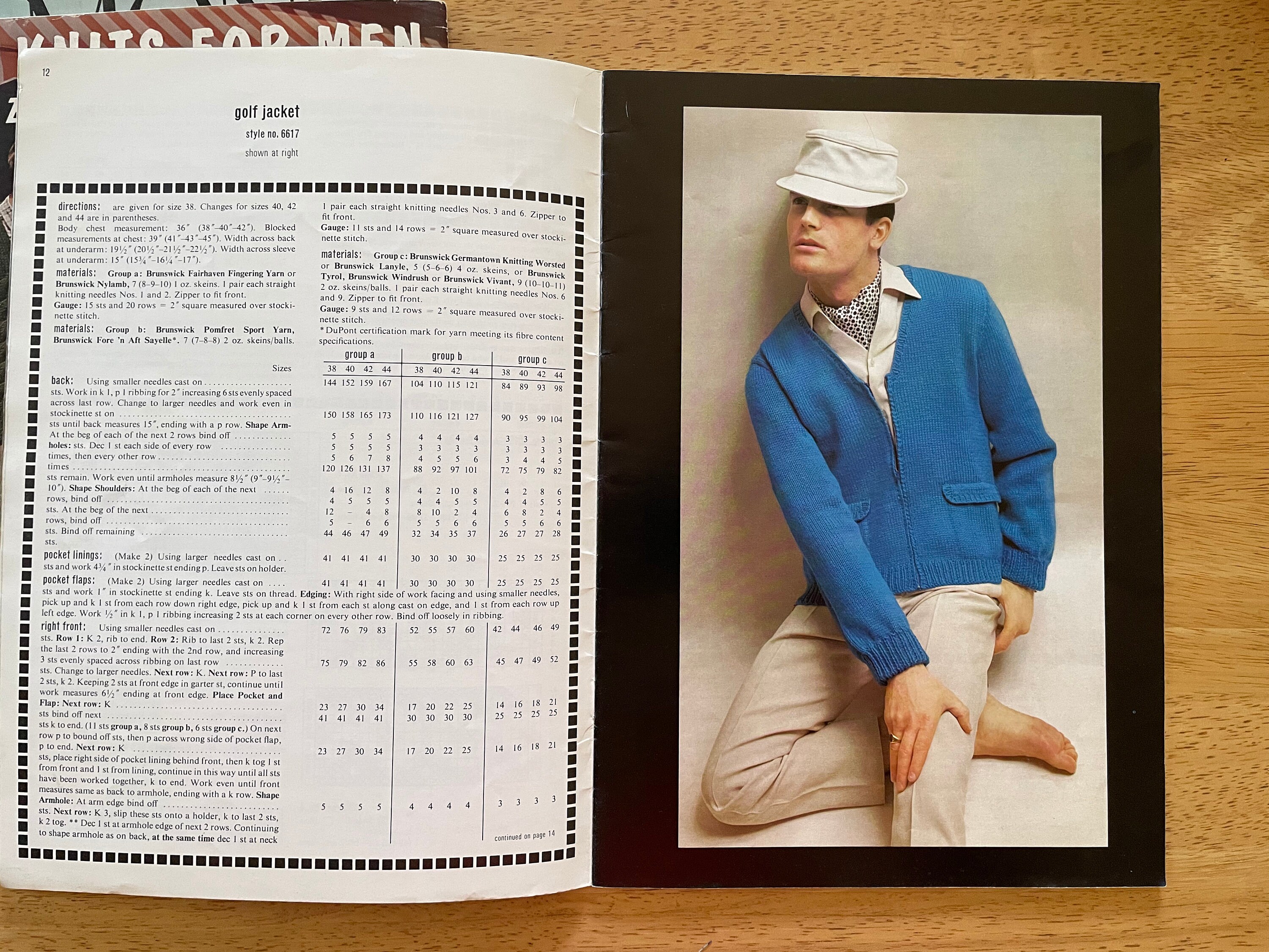 Three Vintage 1960s Knitting Pattern Books Men's Sweaters - Etsy