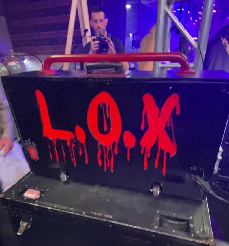 Handmade LOX/DMX Tribute Boombox With Bluetooth Amplifier,led Lighting ...
