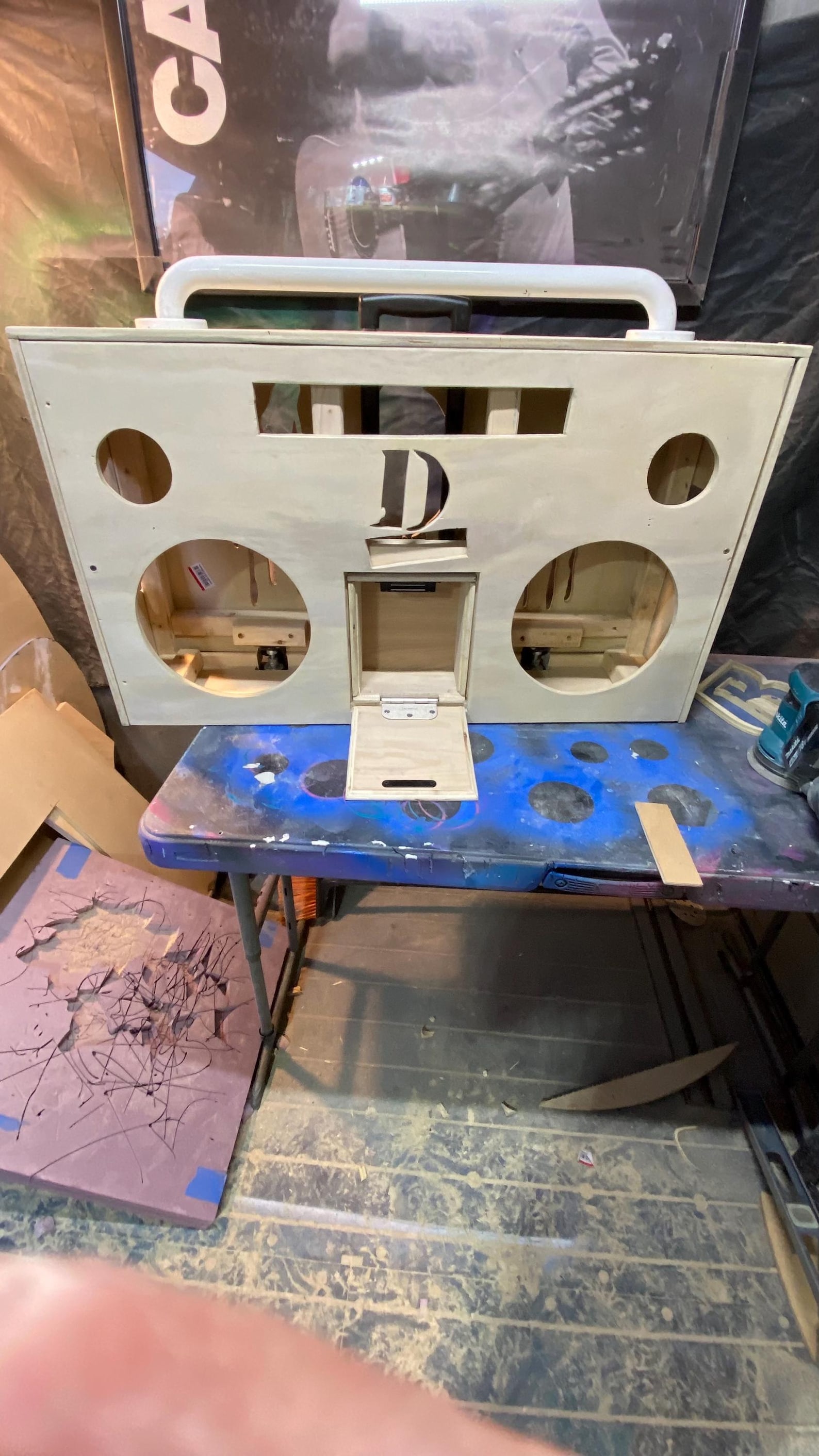 Handmade LOX/DMX Tribute Boombox With Bluetooth Amplifier,led Lighting ...