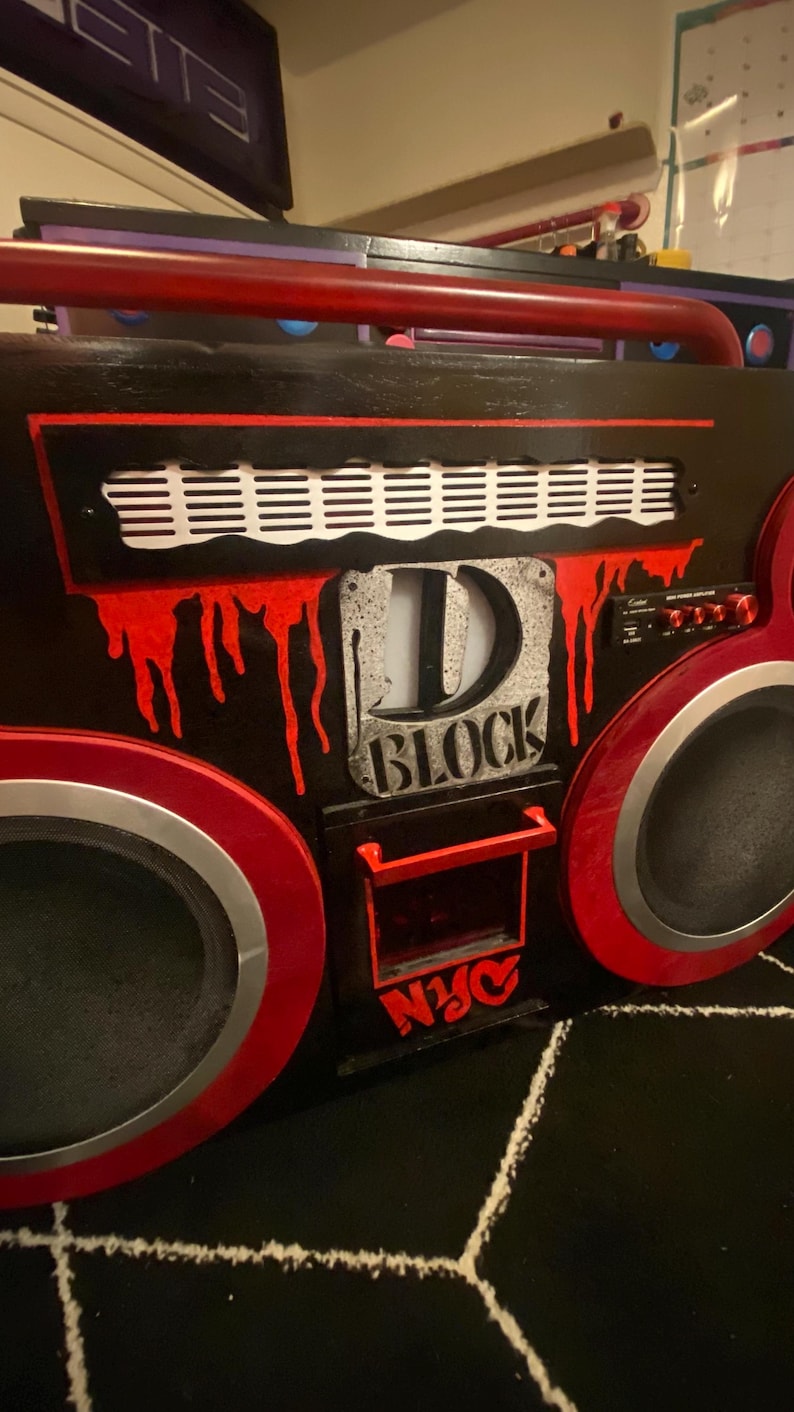 Handmade LOX/DMX Tribute Boombox With Bluetooth Amplifier,led Lighting ...