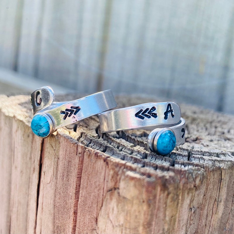 Wrapped Initial - Etsy