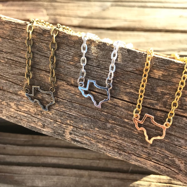 Texas Necklace - Etsy
