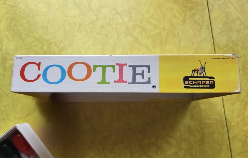 Vintage COOTIE Game – 1960s “build a Cootie Bug” Toy | Retro Board Game ...