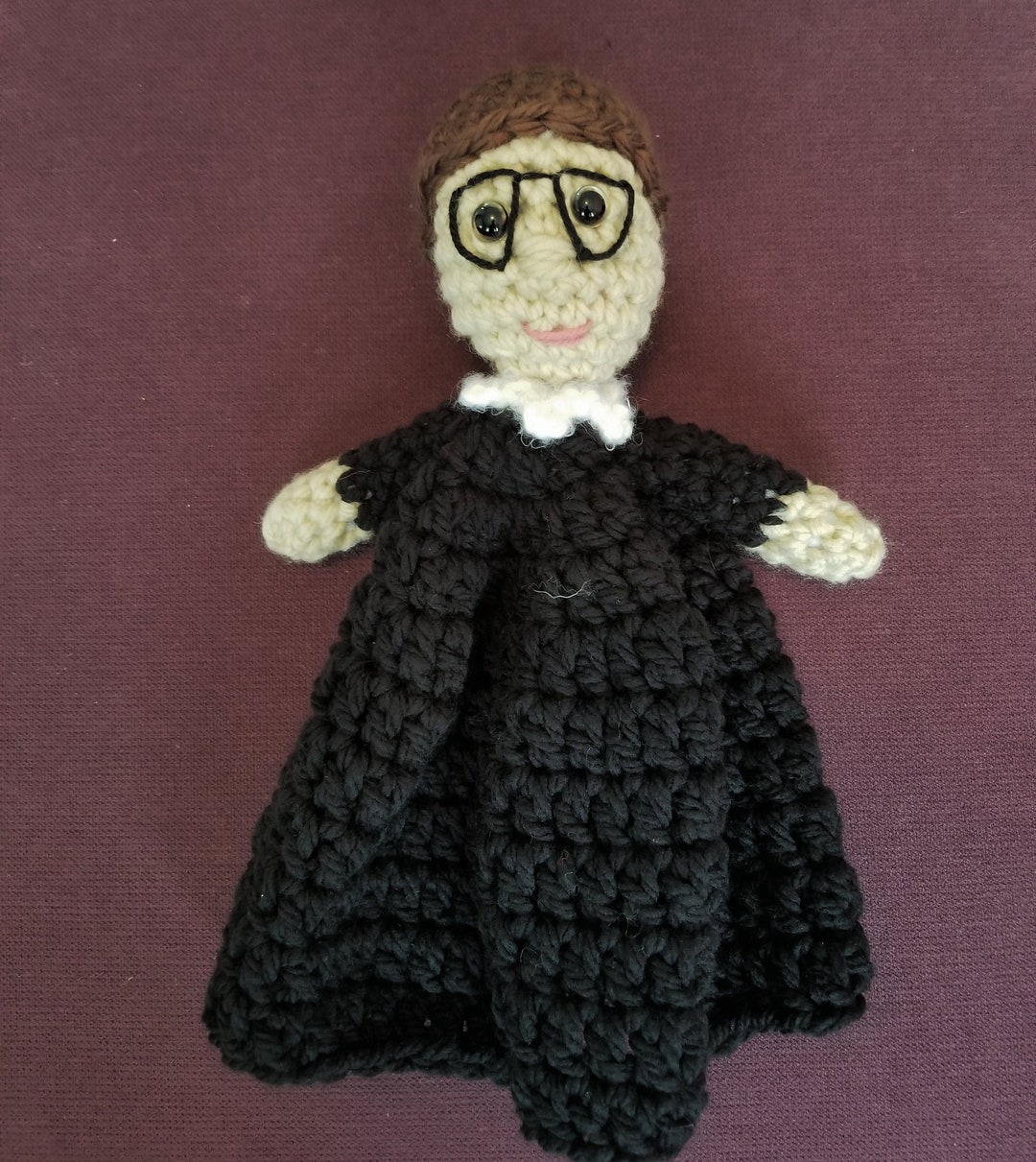 Ruth Bader Ginsburg Baby Lovey Crochet Pattern: Empower Your Little One ...