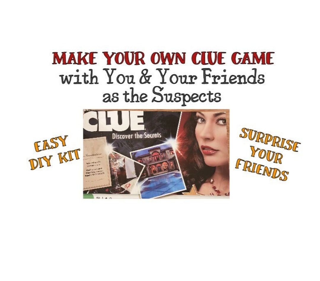 Clue for You: Personalize & Upcycle the Old Board Game Classic - Etsy