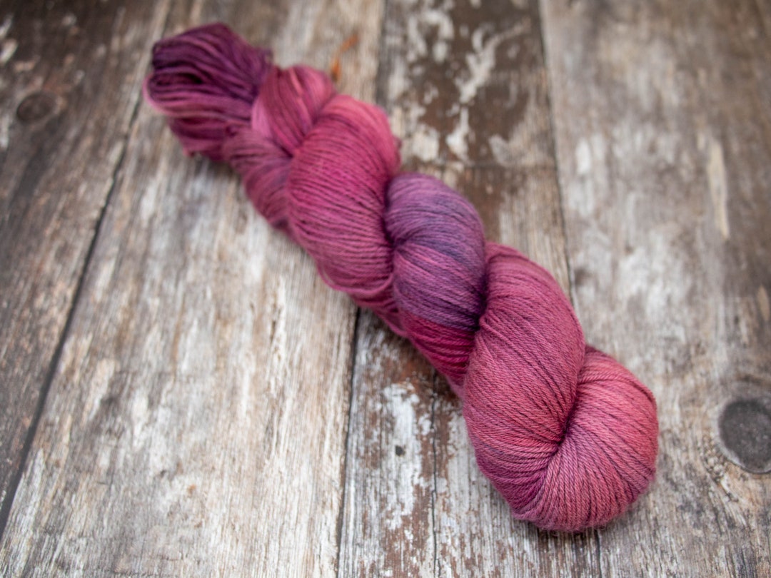 Merino 4ply Yarn - Cabernet - Falklands Wool Hand Dyed - Etsy