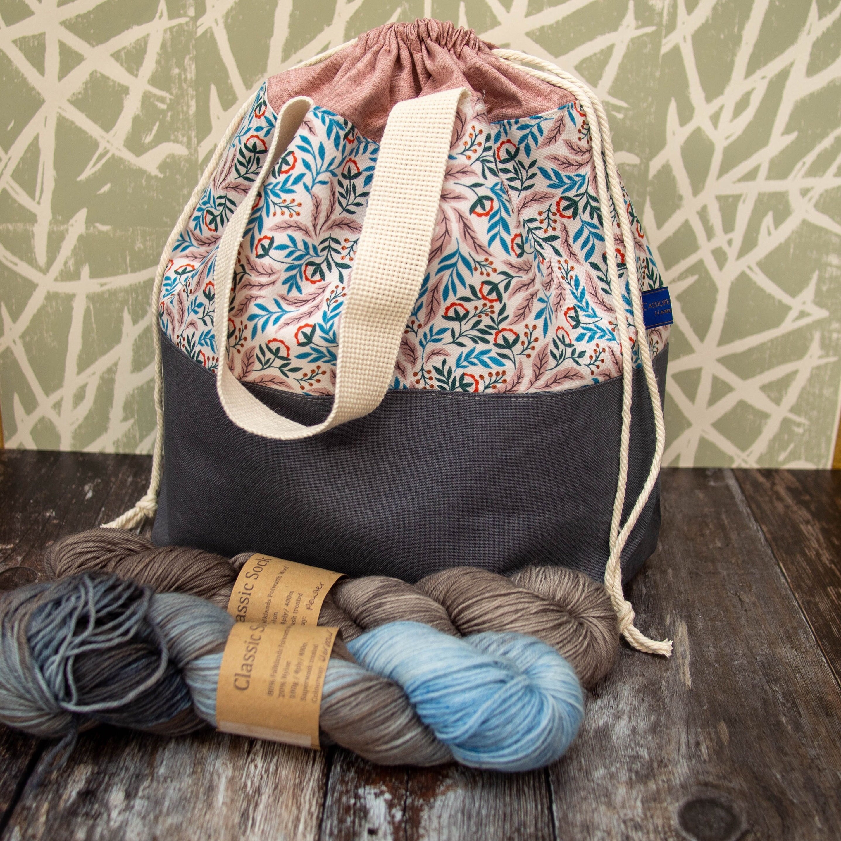 Sewing Pattern: Rho Drawstring Project Bag - Etsy