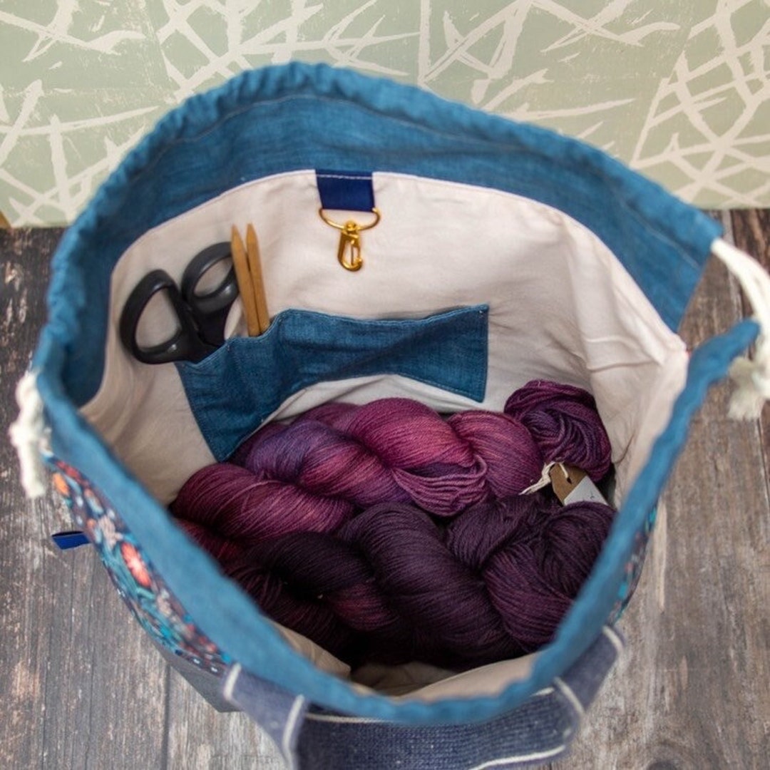 Sewing Pattern: Rho Drawstring Project Bag - Etsy