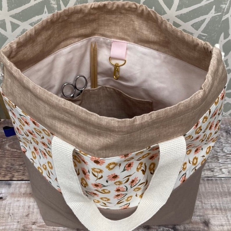 Sewing Pattern: Rho Drawstring Project Bag - Etsy