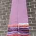 Purple Clergy Stole With Textured Wool Knitting, Advent Stole, Lenten ...