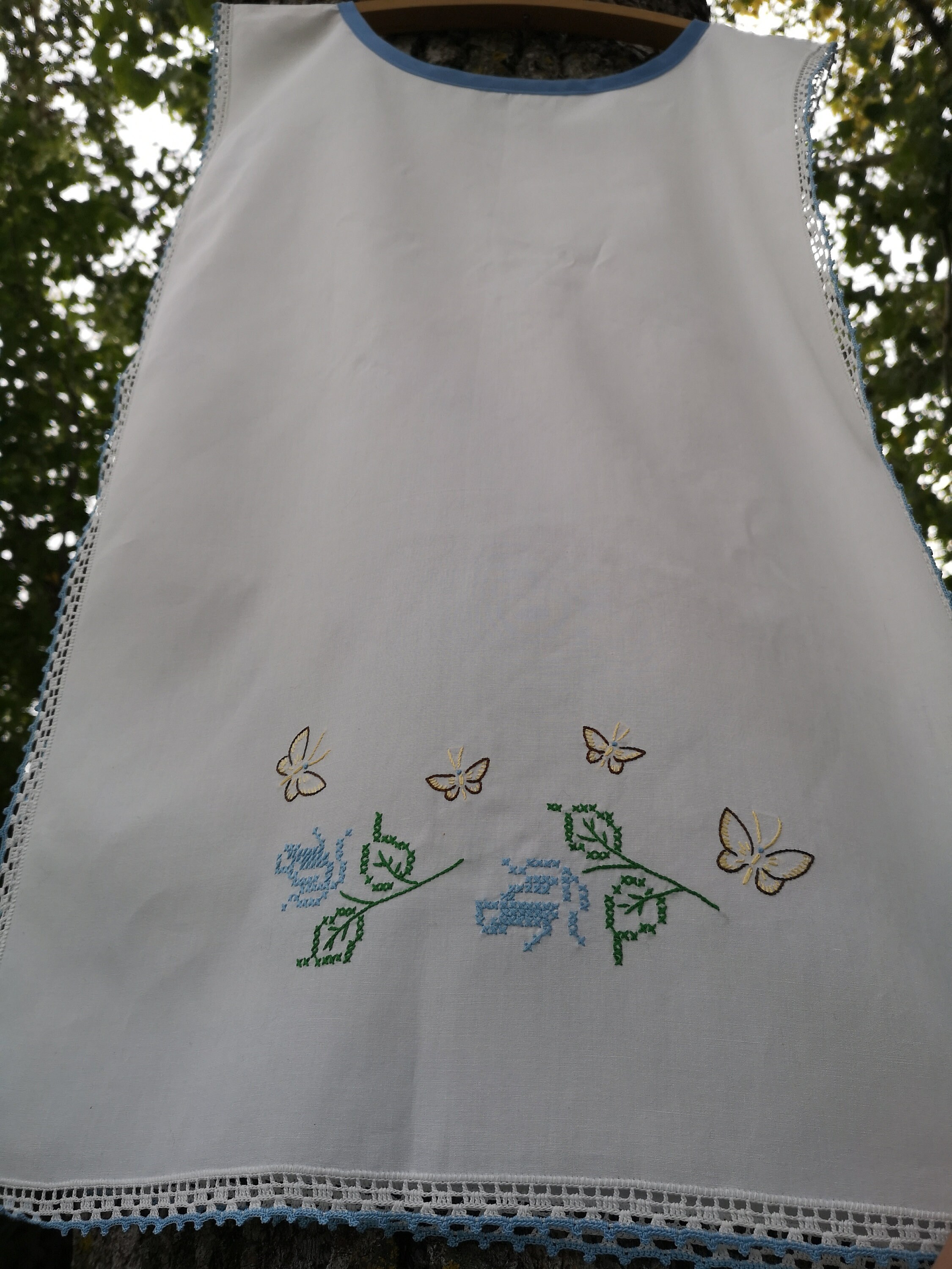 White Embroidered Scapular Butterfly Monostole Lay Church - Etsy