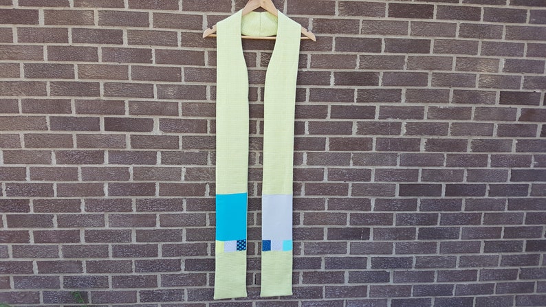 Green Clergy Stole, Clergy Stole for Ordinary Time; Quilted Stole; Lime ...