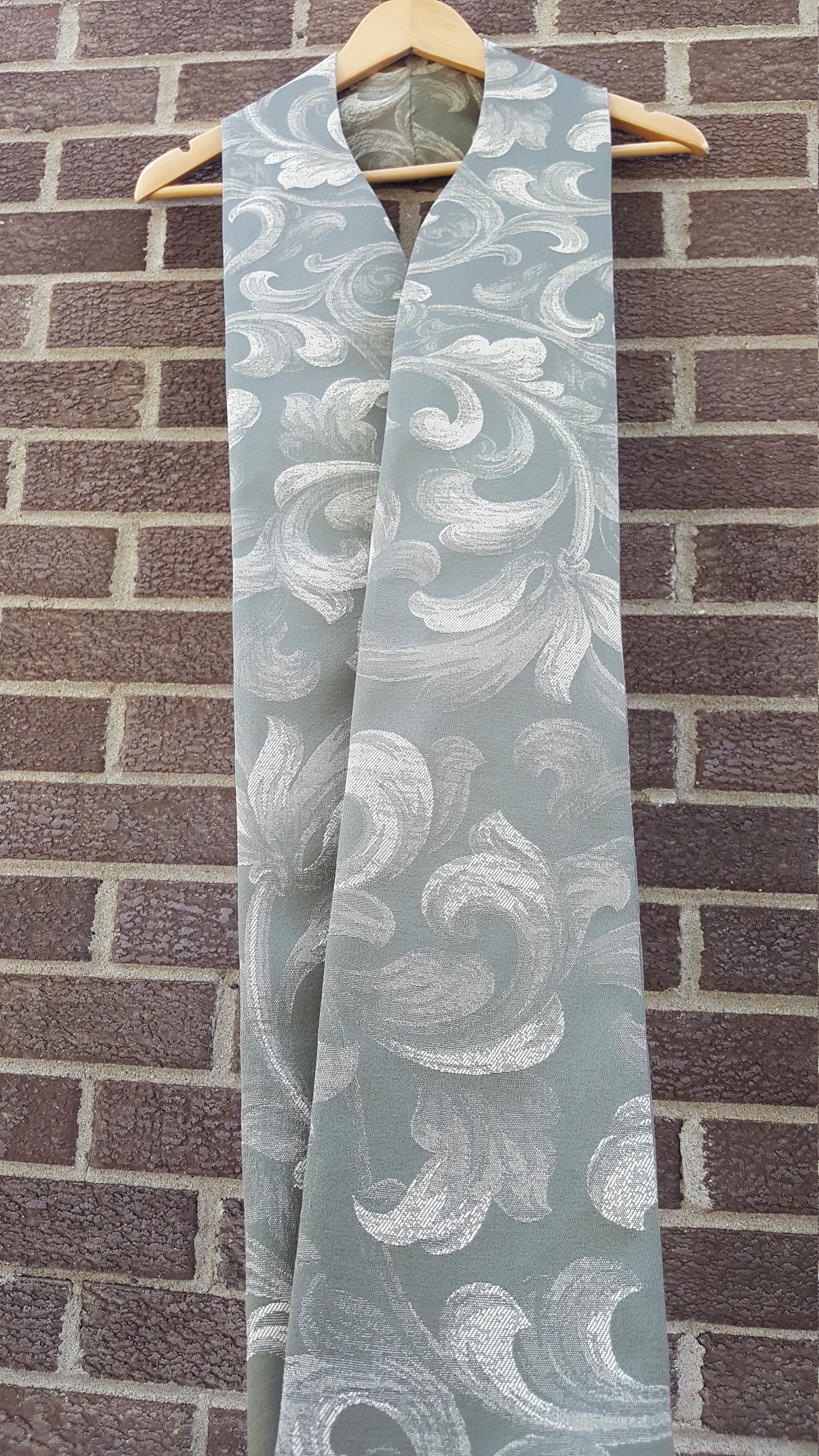 Green Clergy Stole Ordinary Time Stole Vintage Fabric Stole - Etsy