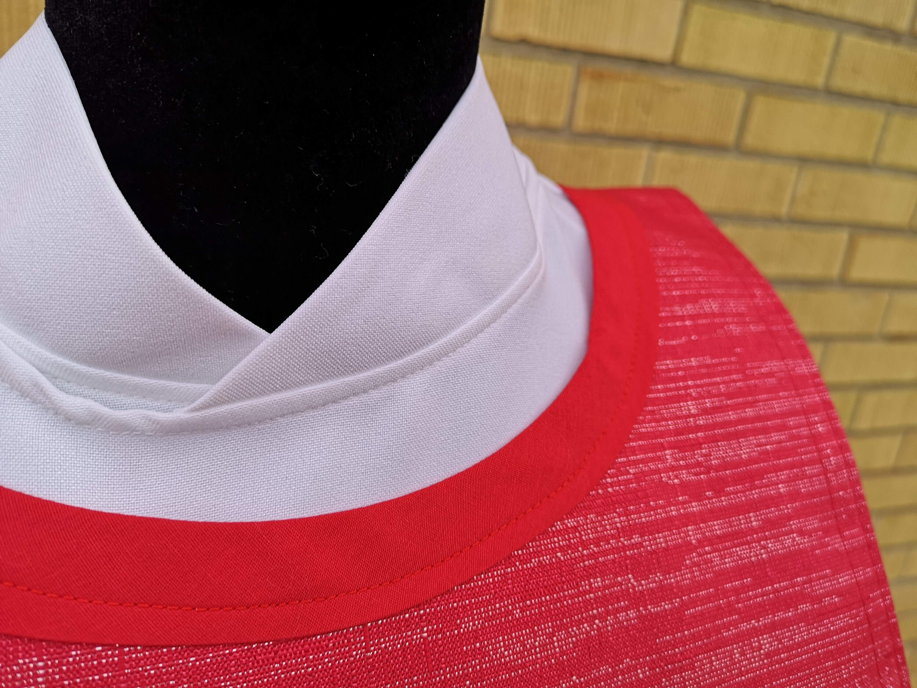 Red Shiny Scapular Mono Stole With Stunning Upcycled - Etsy