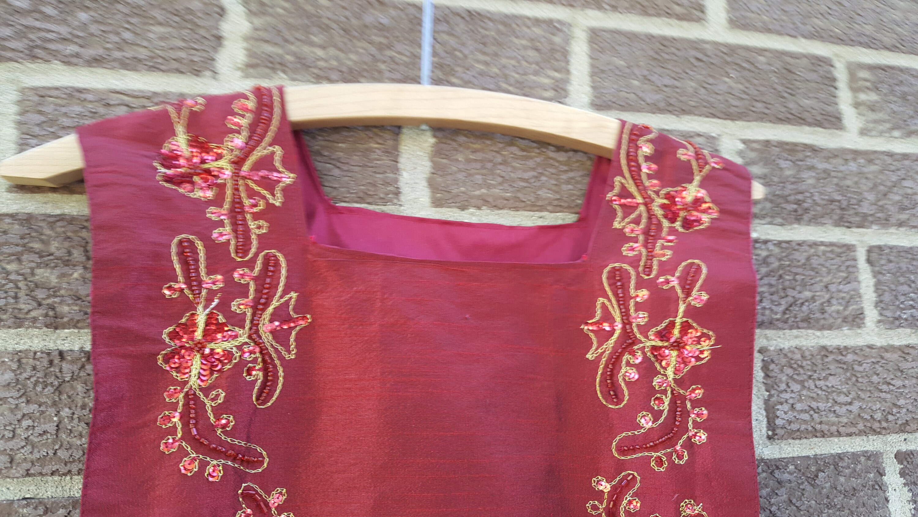 Stunning Beaded Red Tunic Scapular, Divine Scapular, Eucharistic ...