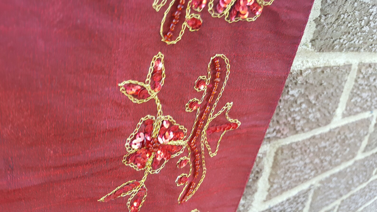 Stunning Beaded Red Tunic Scapular, Divine Scapular, Eucharistic ...