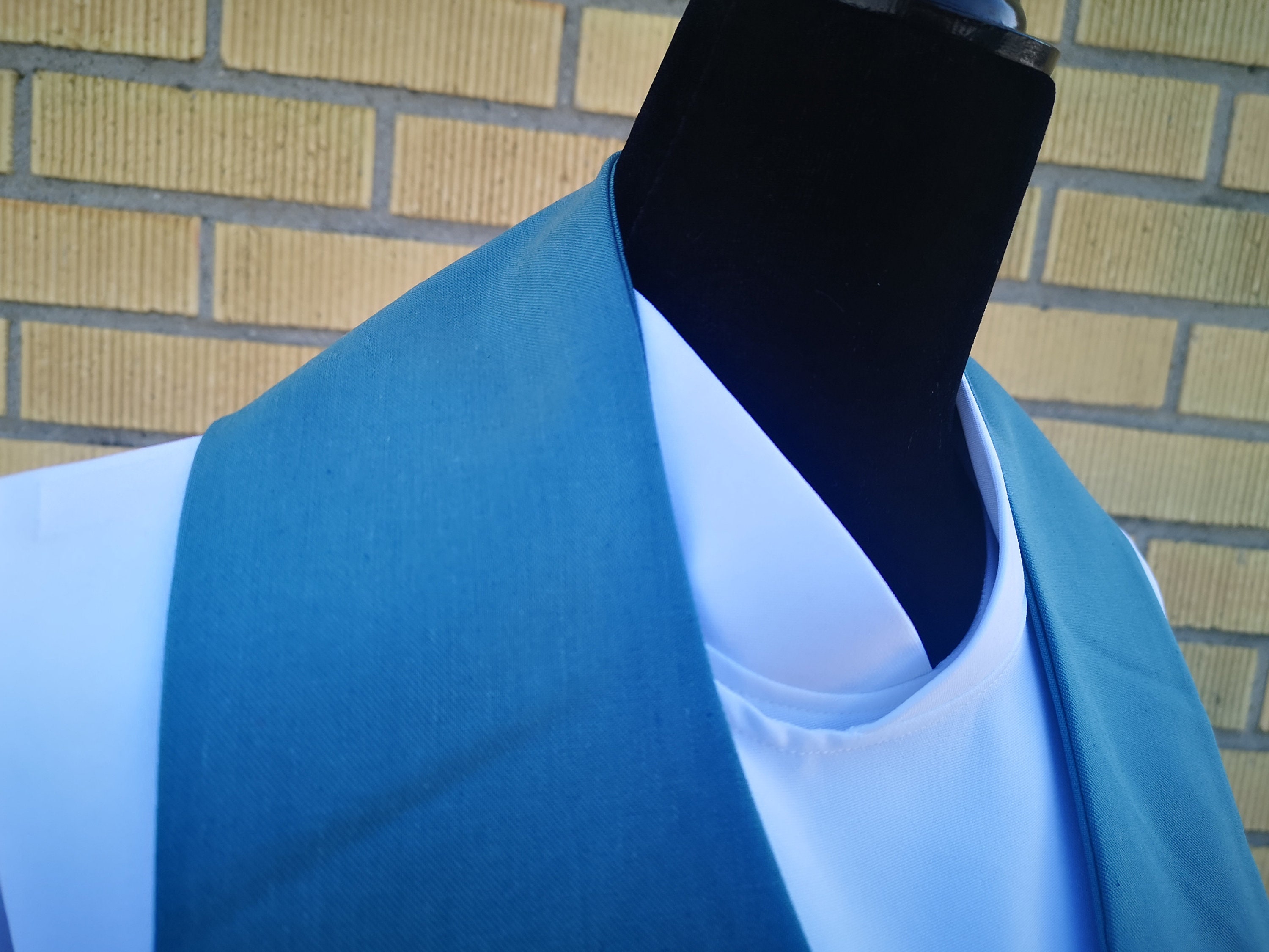 Teal Green Clergy Stole With Modern Teal, Blue and Green Design for ...
