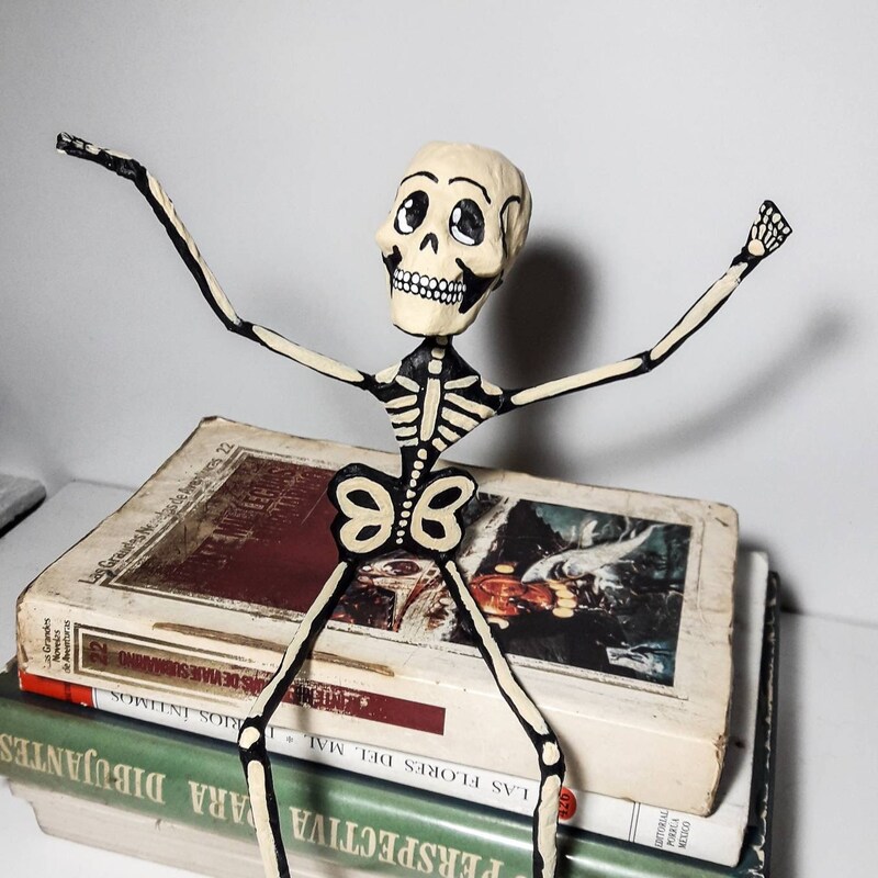 Paper Mache Skeleton - Etsy
