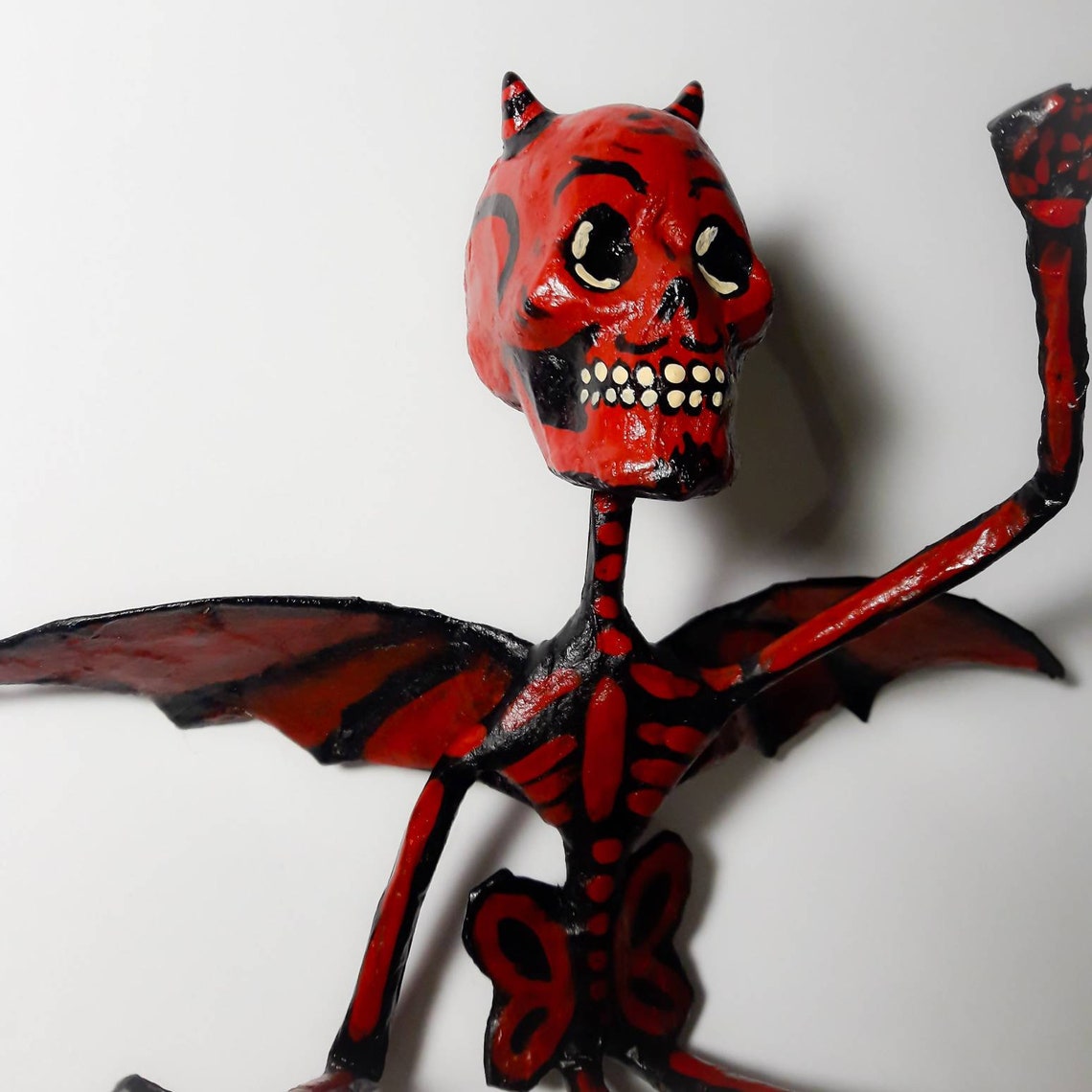 Mexican Devil Paper Sculpture Papier Maché Cartonería | Etsy
