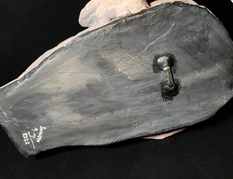 Decorative Vampire Head for Wall, Fake Taxidermy, Paper Sculpture ...