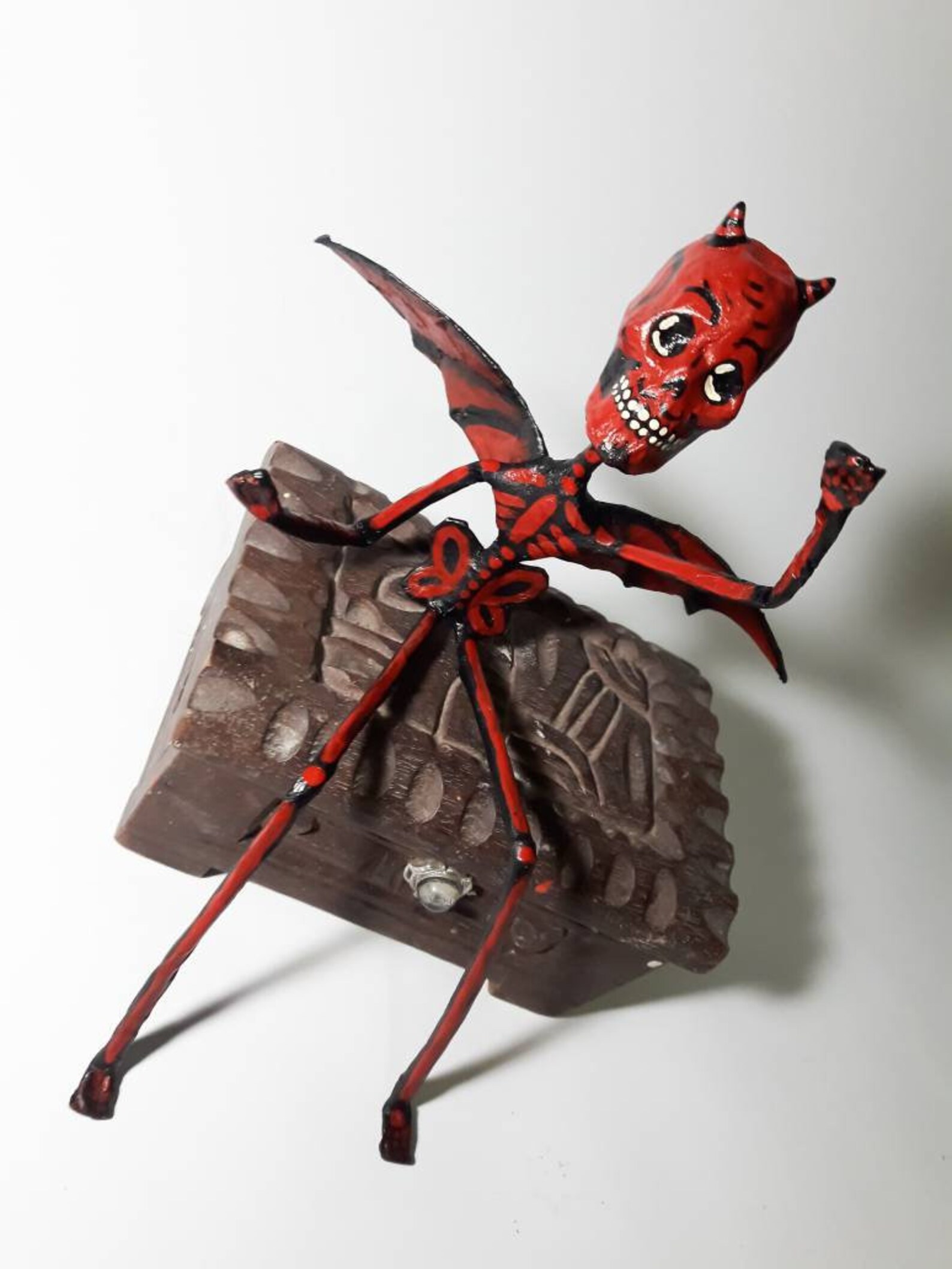 Mexican Devil Paper Sculpture Papier Maché Cartonería - Etsy