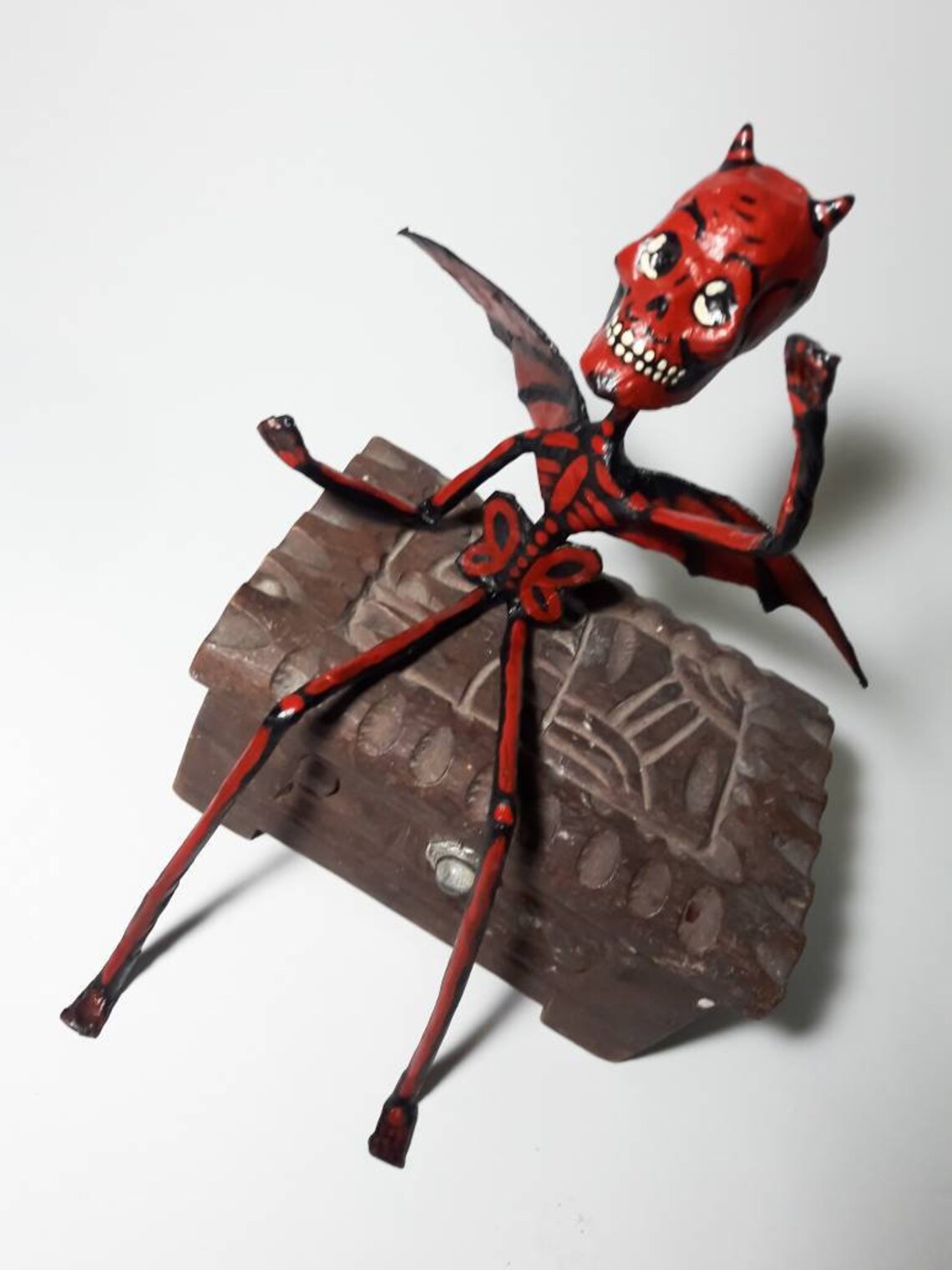 Mexican Devil Paper Sculpture Papier Maché Cartonería | Etsy