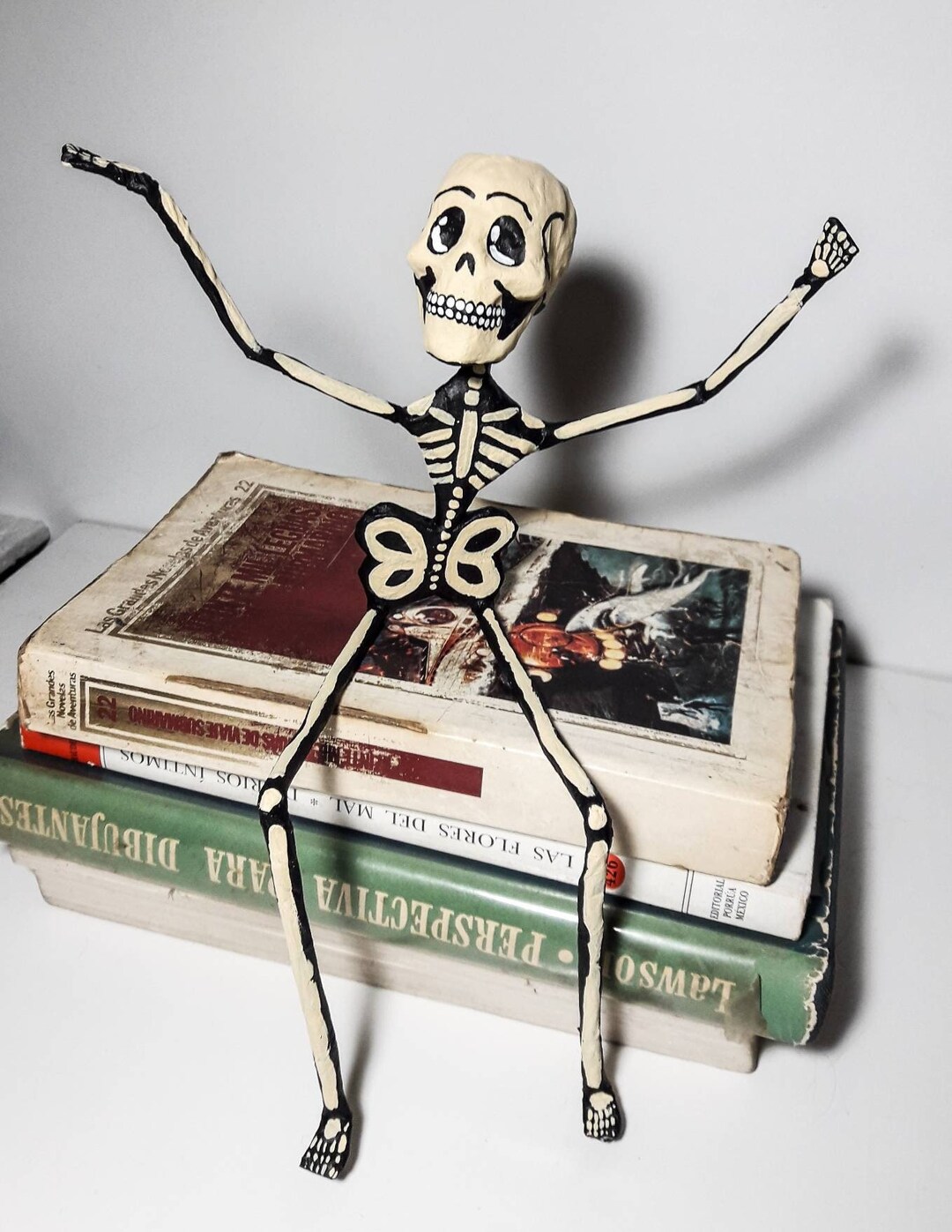 Mexican Skull, Sugar Skull, Paper Sculpture, Paper Mache, Papercraft ...