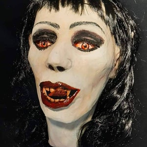 Decorative Vampire Female Head for Wall, Fake Taxidermy, Paper ...