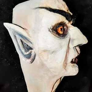 Decorative Vampire Head for Wall, Fake Taxidermy, Paper Sculpture ...