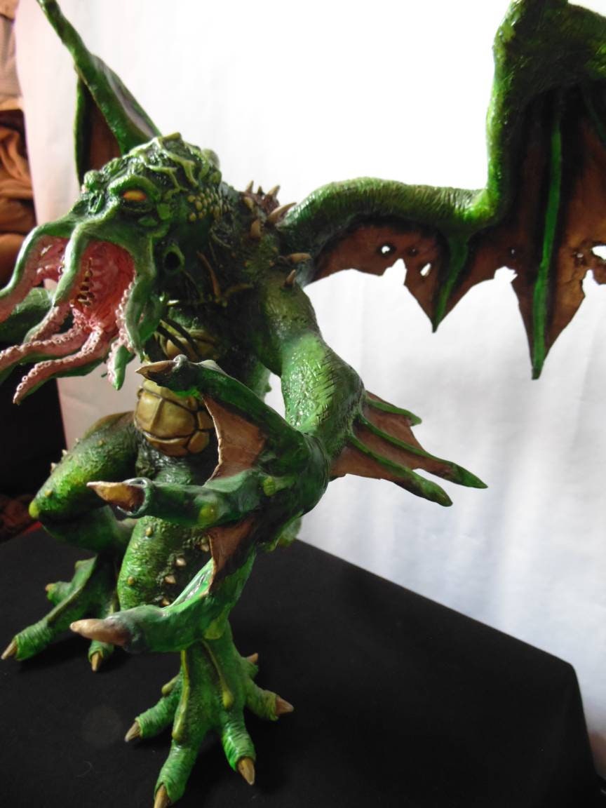 Cthulhu Paper Sculpture Paper Mache Papercraft Papier Mache Lovecraft ...