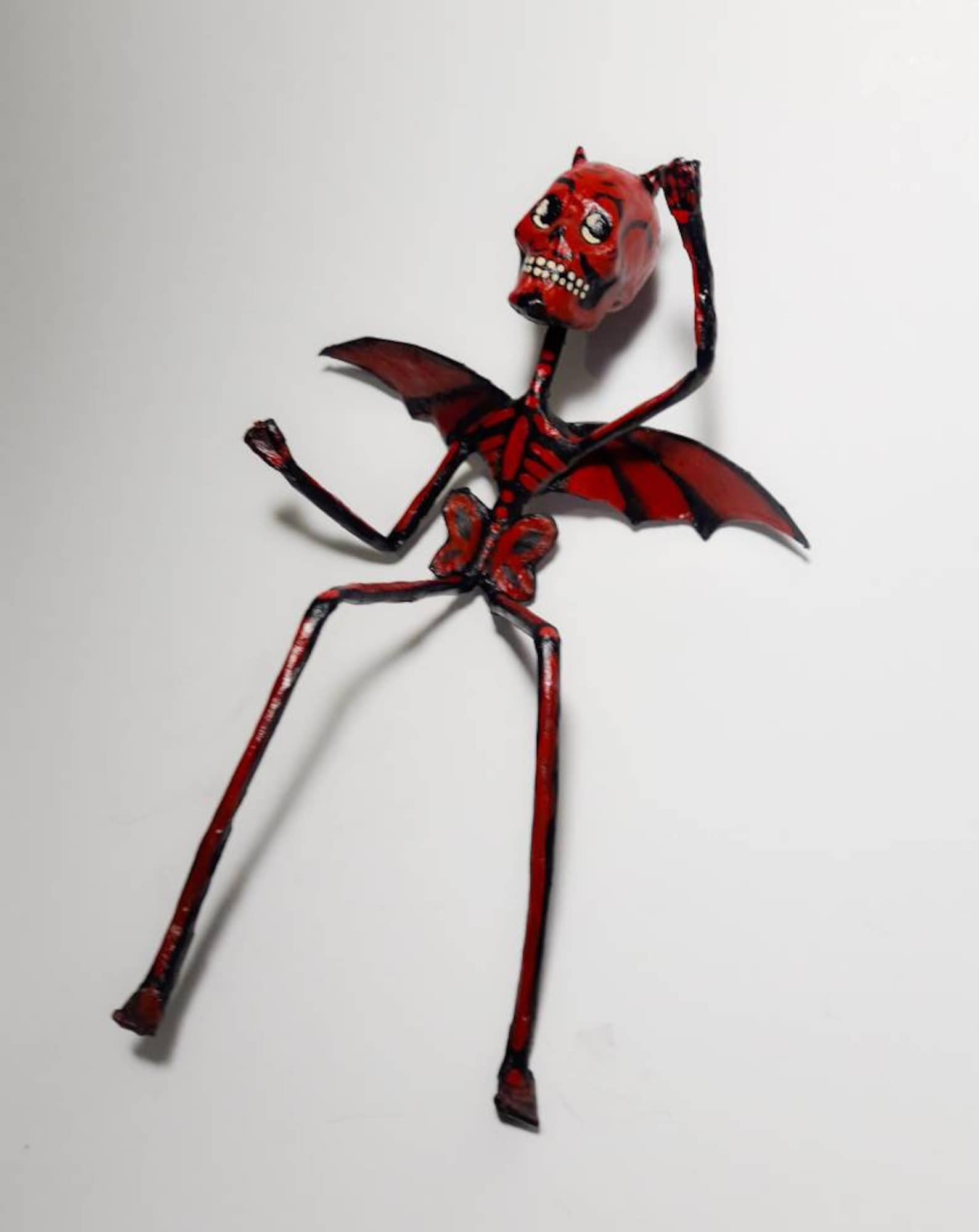 Mexican Devil Paper Sculpture Papier Maché Cartonería | Etsy